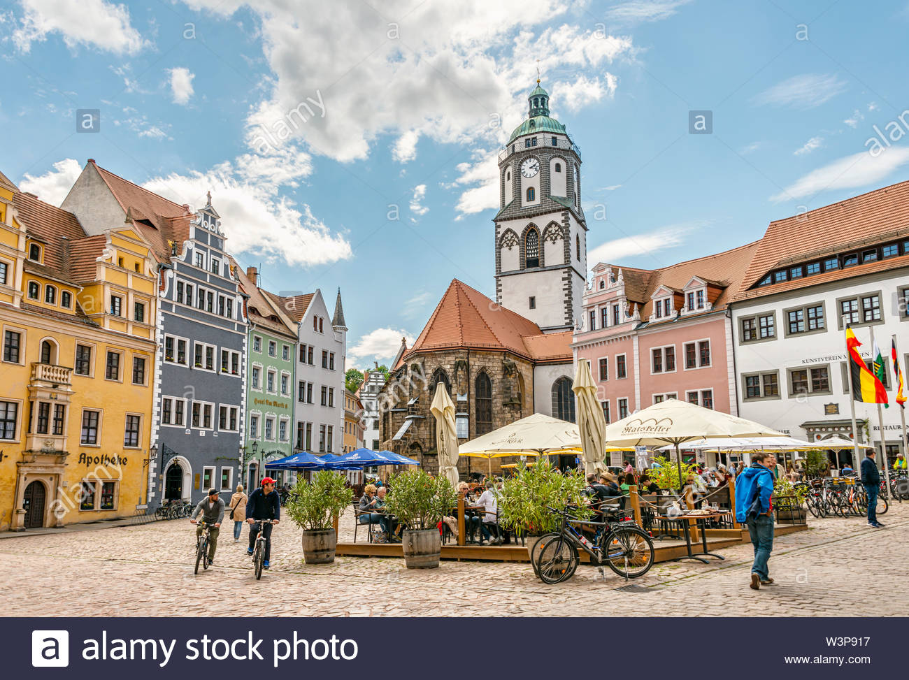 Markt Altstadt Meissen Germany Stockfotos & Markt Altstadt Meissen ...