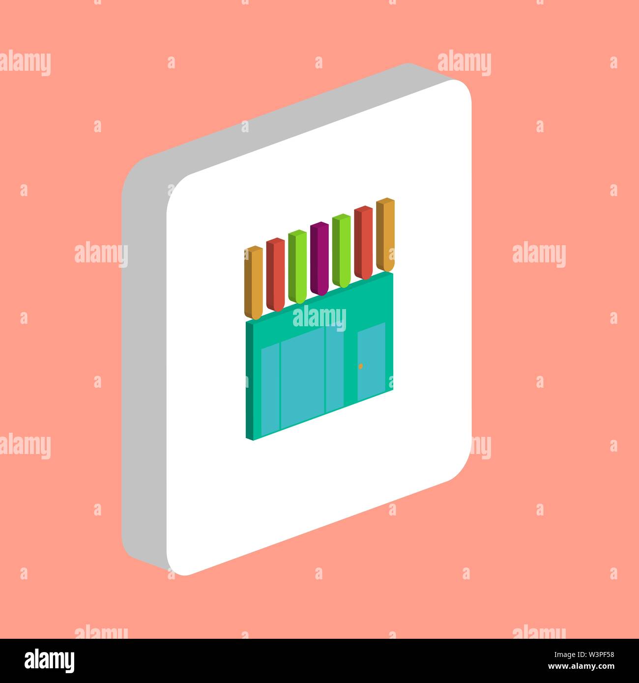 Shop, Store einfachen Vektor icon. Abbildung: Symbol Design Template ...