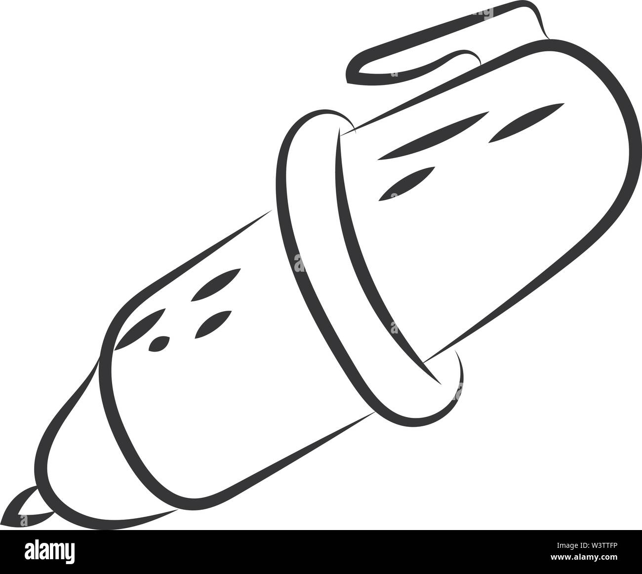 Stift skizze Stock-Vektorgrafiken kaufen - Alamy