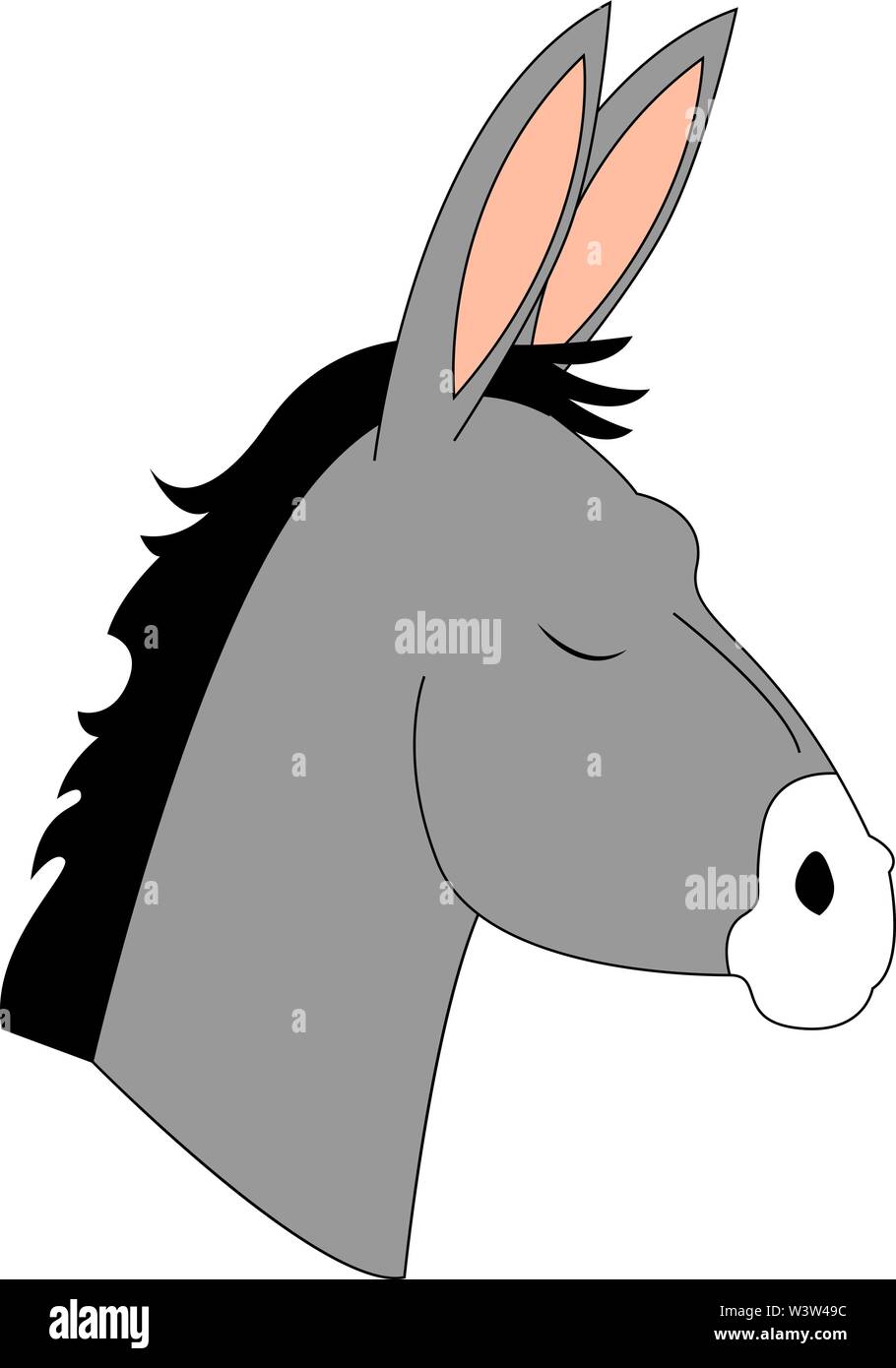 Esel Illustration Stock Vektorgrafiken Kaufen Alamy