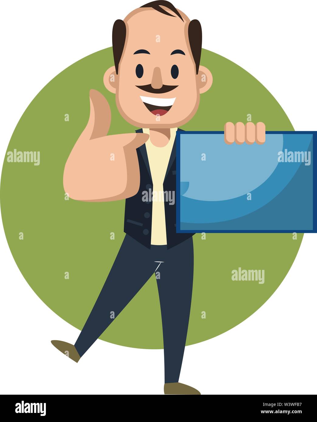 Handspiegel halten Stock-Vektorgrafiken kaufen - Alamy