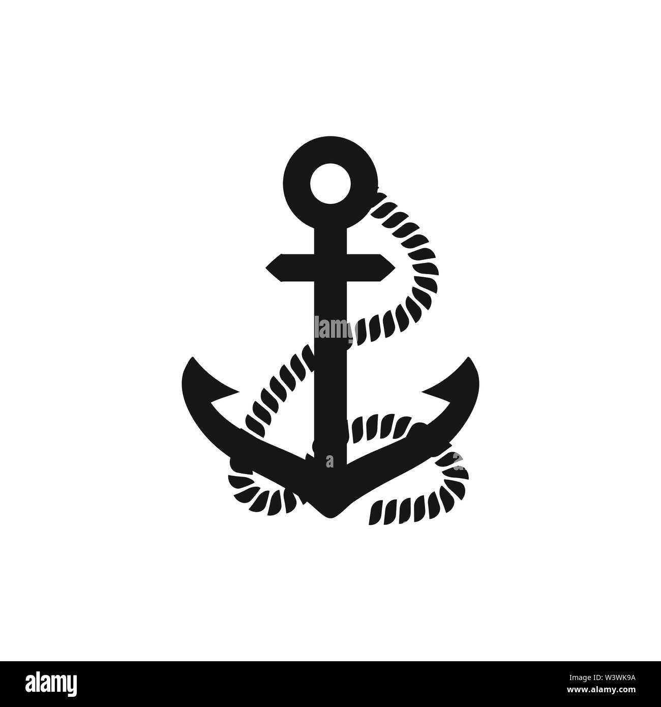 Anker Symbol Graphic Design template Vector Illustration Stock ...