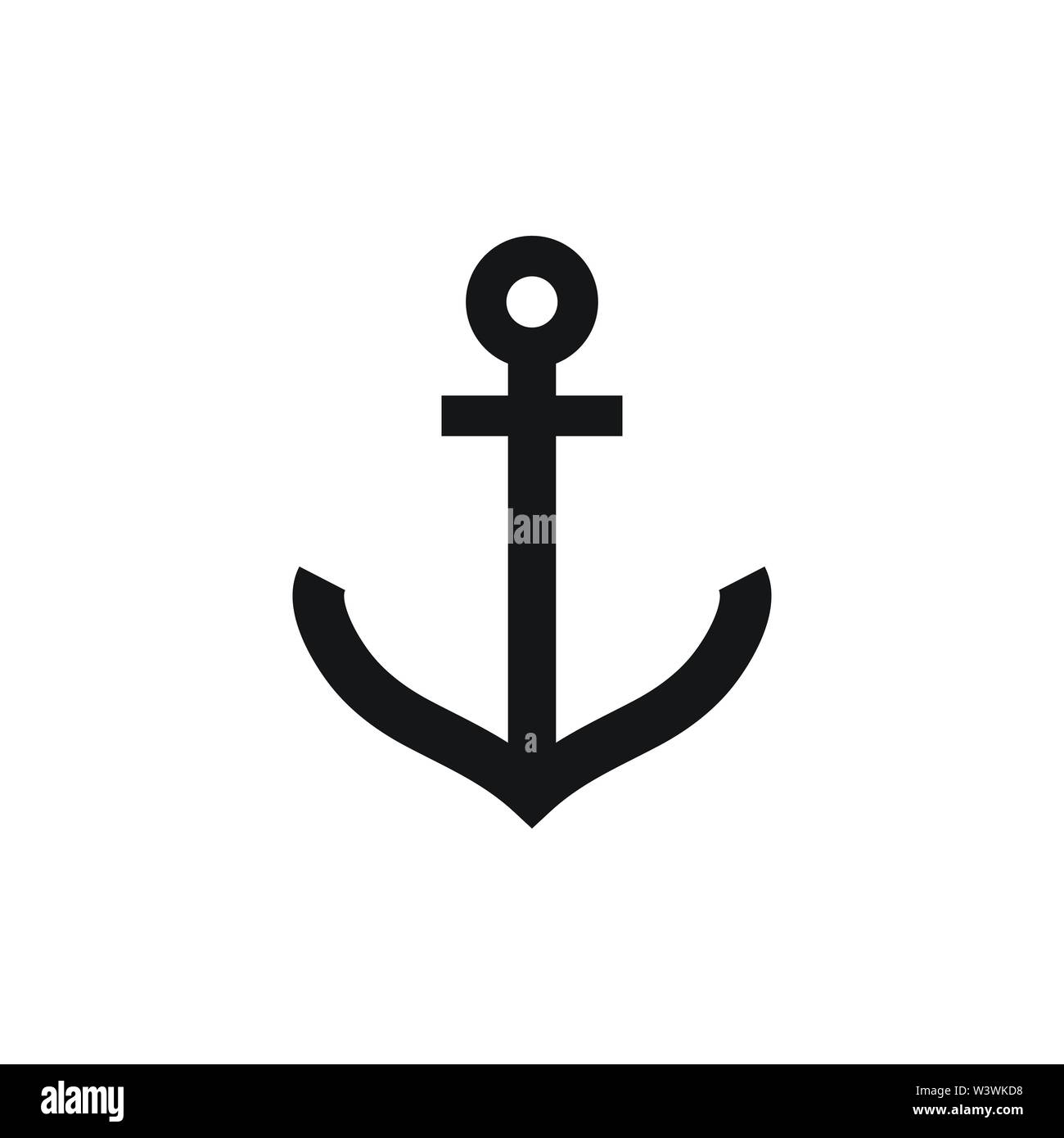 Anker Symbol Graphic Design template Vector Illustration Stock ...