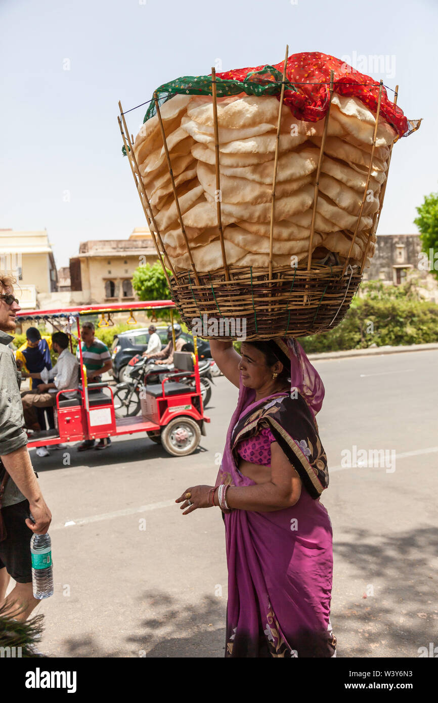 Das Leben und die Menschen in Indien, das Leben auf der Straße, das ...