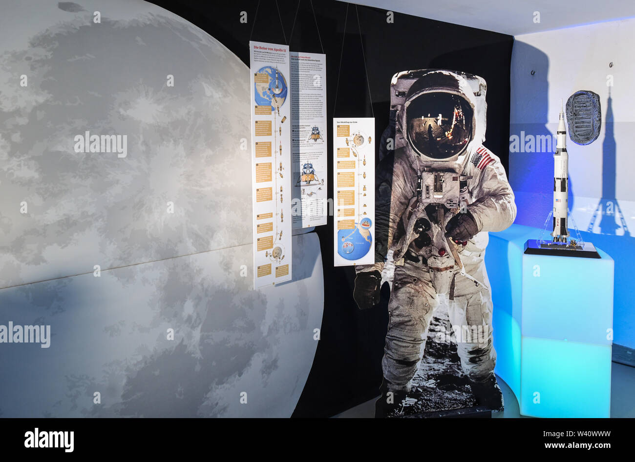 17 Juli 2019, Brandenburg, Eberswalde: In der Star Trek Museum paceship ...