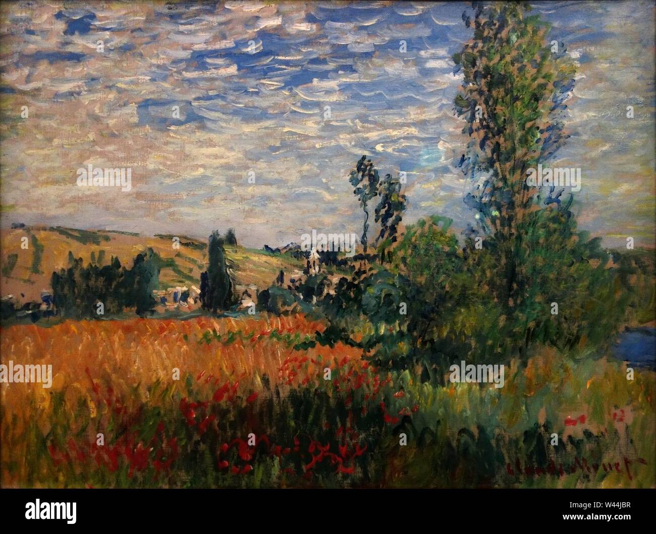 Claude Monet Vetheuil 01 Stockfotografie - Alamy
