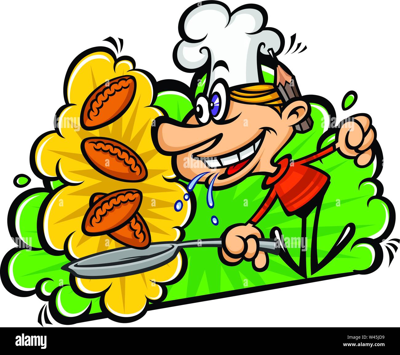 Köchin comic -Fotos und -Bildmaterial in hoher Auflösung – Alamy