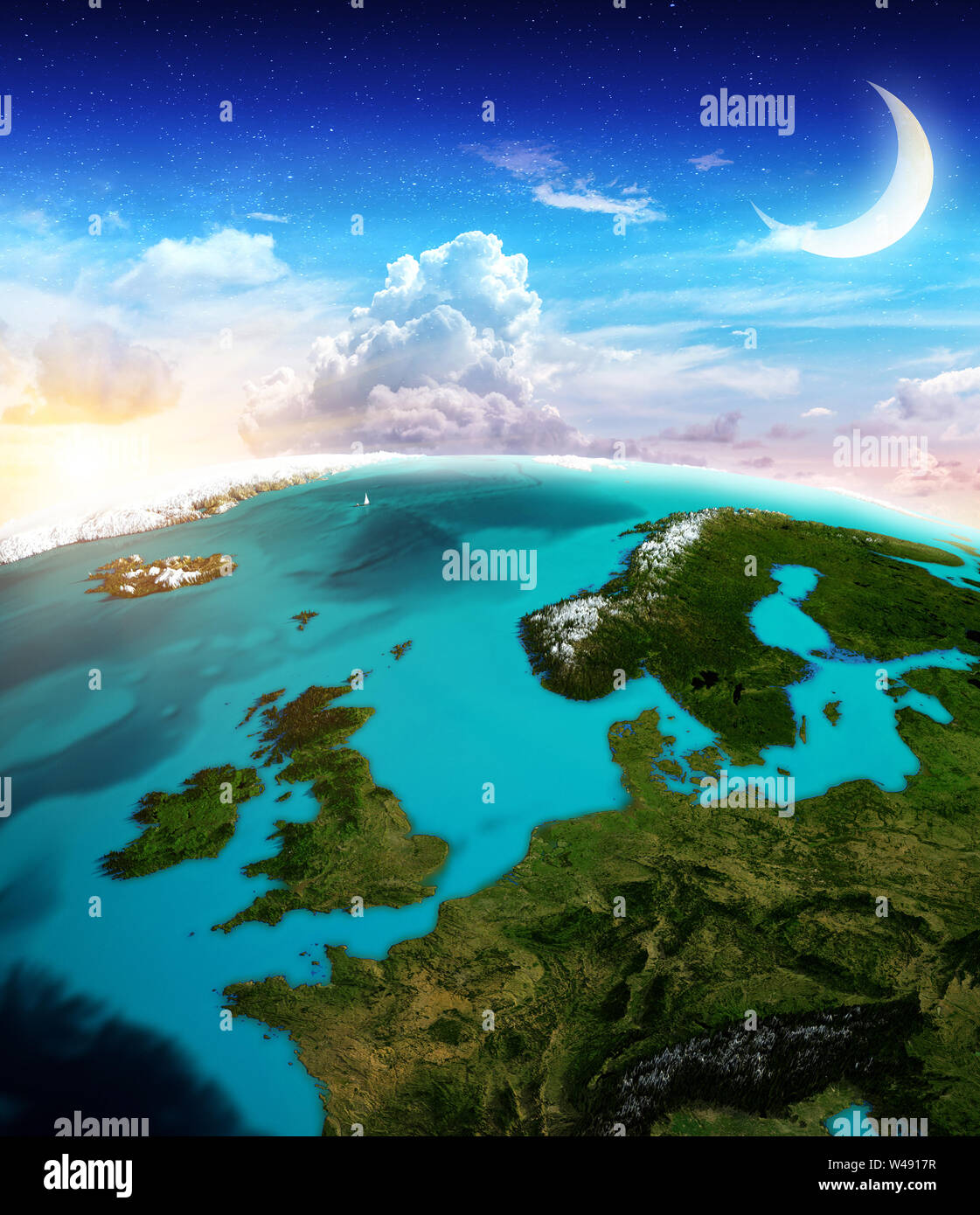 Nord europa karte -Fotos und -Bildmaterial in hoher Auflösung – Alamy