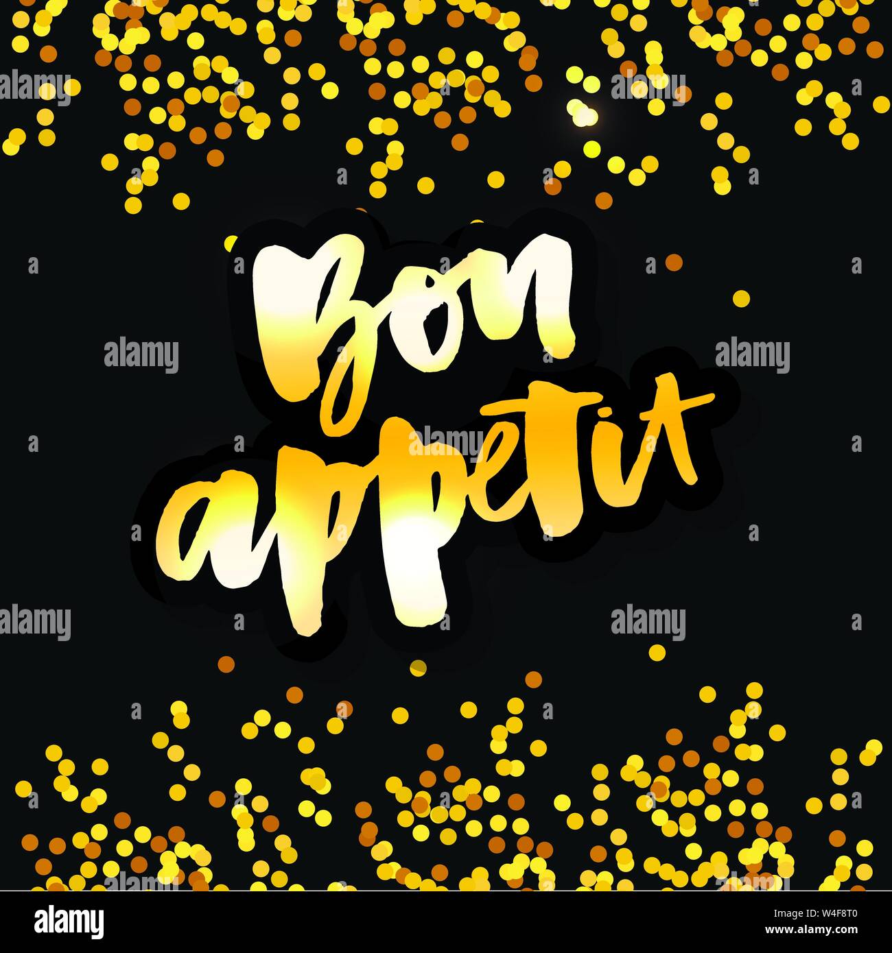 Bon appetit hand lettering -Fotos und -Bildmaterial in hoher Auflösung ...