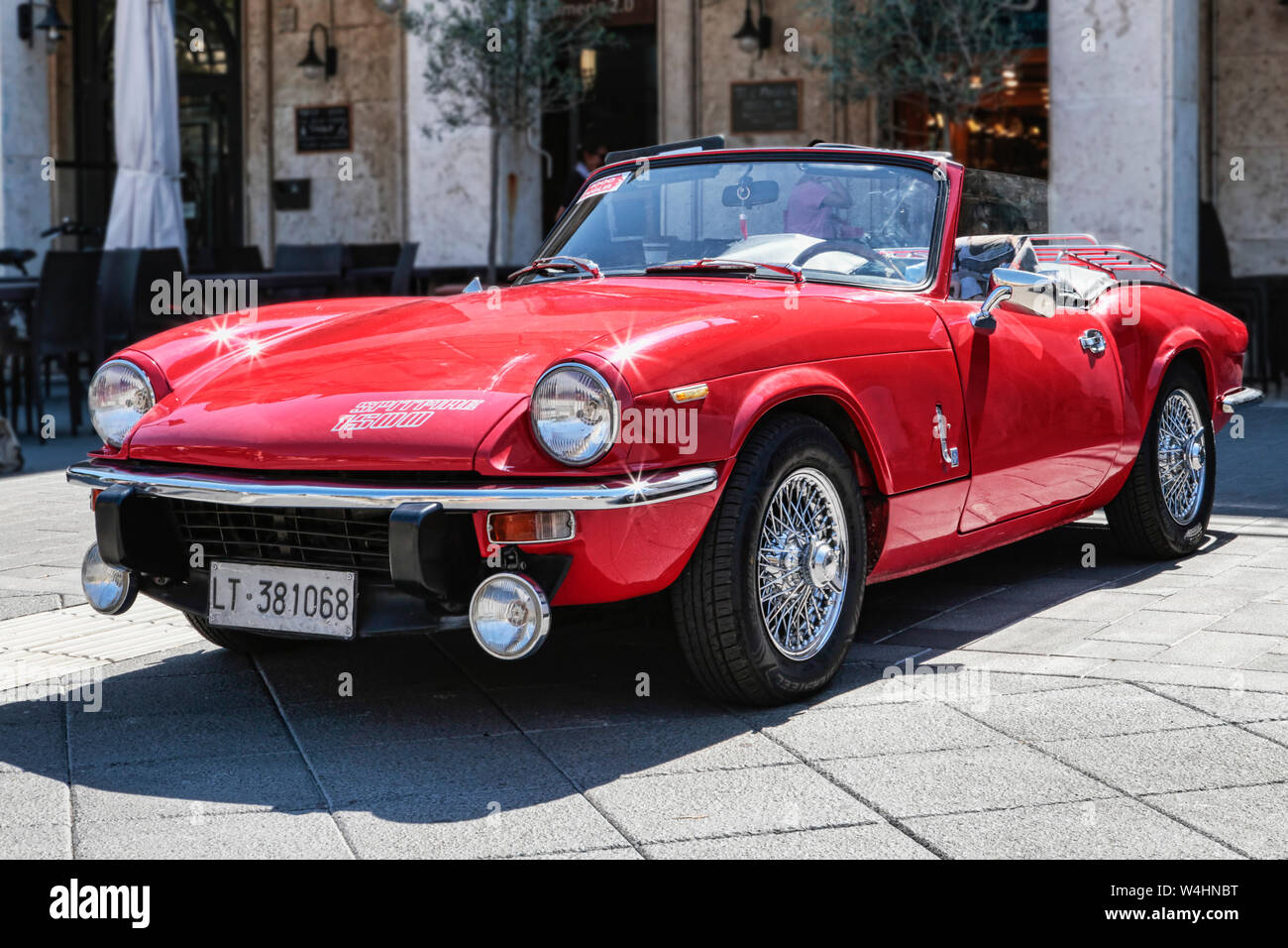 Rom, Italien, 20. Juli 2019: Rom Hauptstadt Rallye Ereignis, eine ...