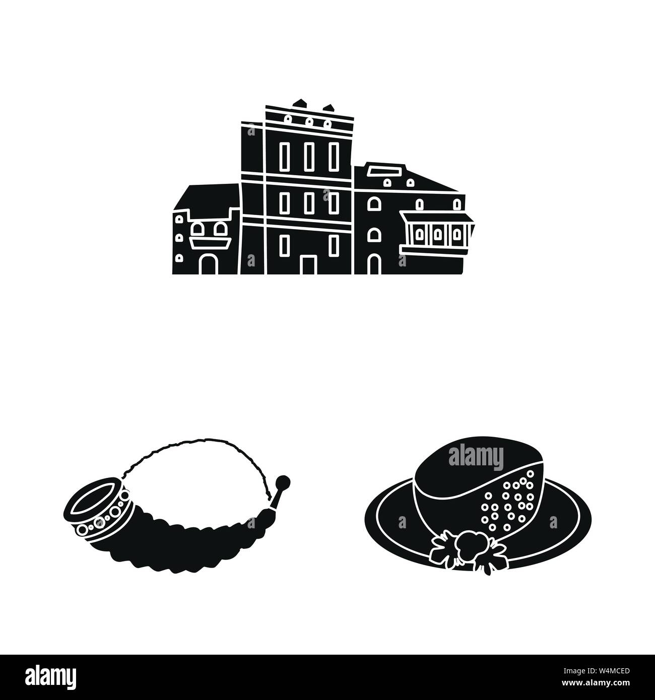 Vector Illustration von Erbe und Originalität Symbol. Satz von Erbe und ...