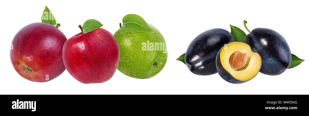 Pflaume und apfel -Fotos und -Bildmaterial in hoher Auflösung – Alamy