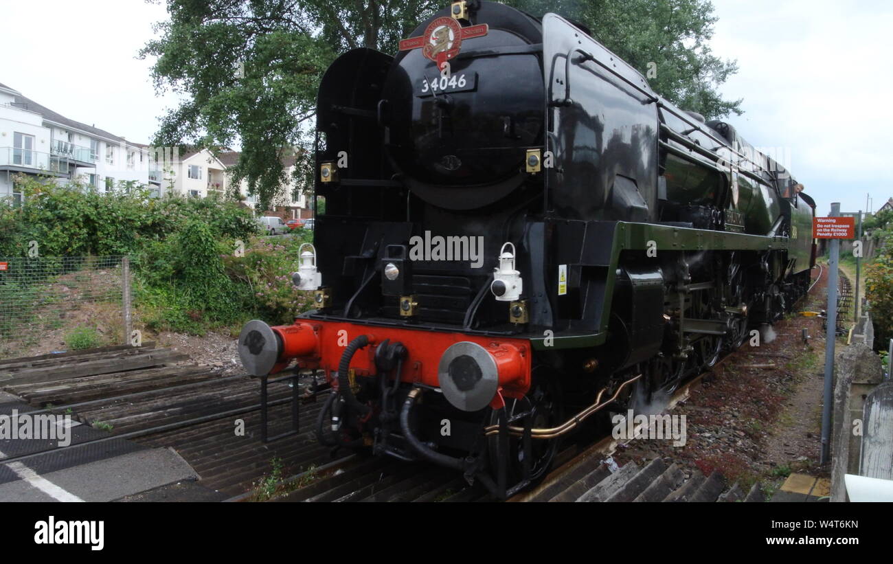 Dampflokomotive 34046 -Fotos und -Bildmaterial in hoher Auflösung – Alamy