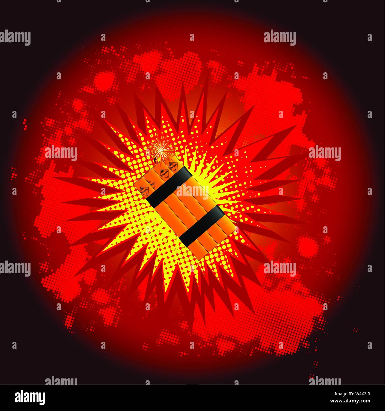 Cartoon dynamit Stock-Vektorgrafiken kaufen - Alamy