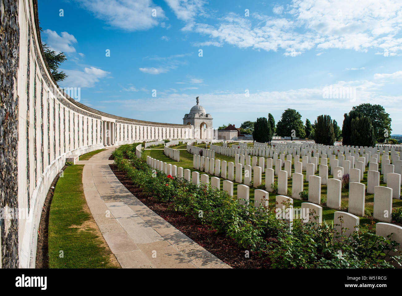 4900. Passendale. Tyne Cot Friedhof vlakbij Ieper, ist De grootste ...
