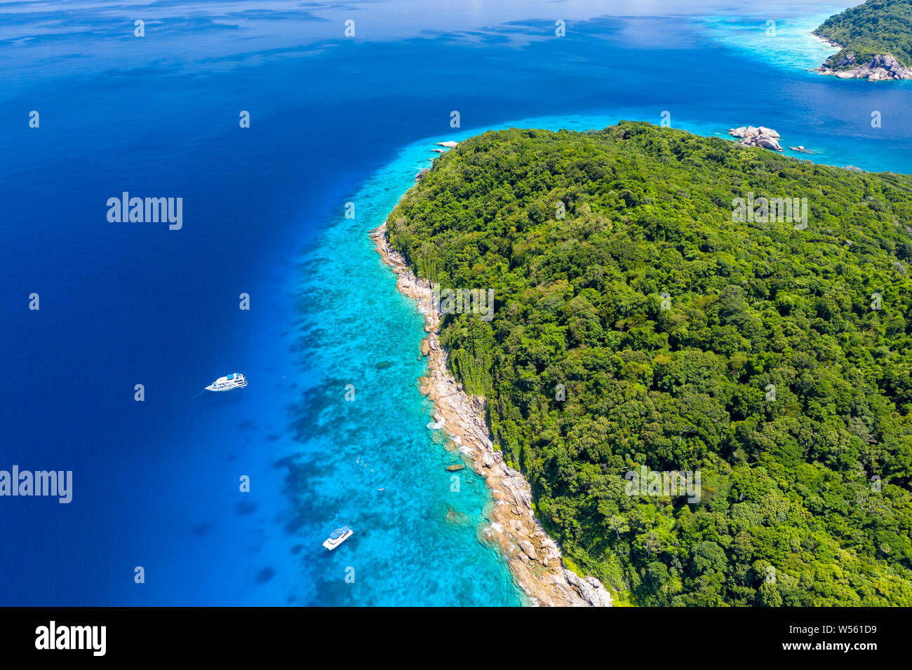 Luftaufnahme Der Tropischen Insel Stockfotos und -bilder Kaufen - Alamy