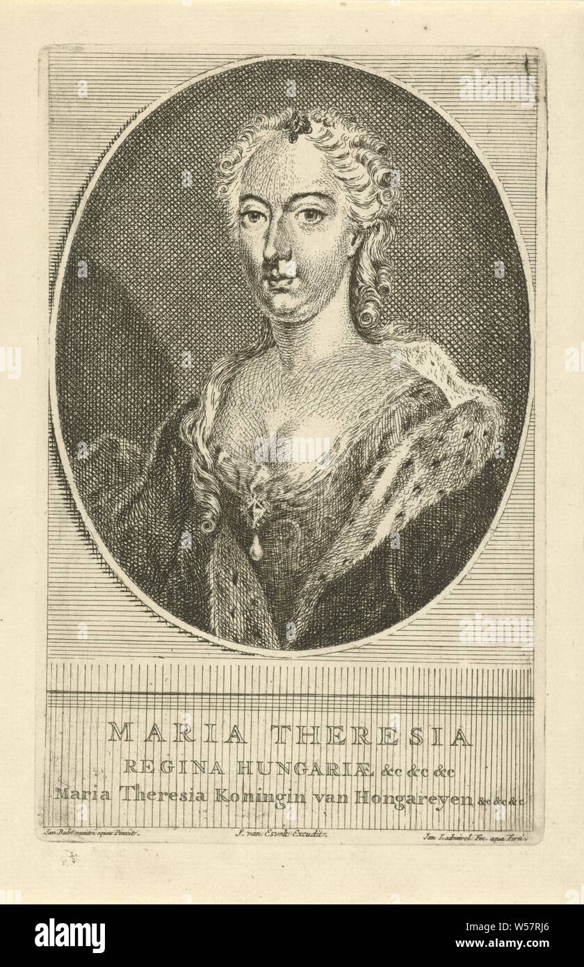 Porträt von Kaiserin Maria Theresia, Portrait von Maria Theresia ...