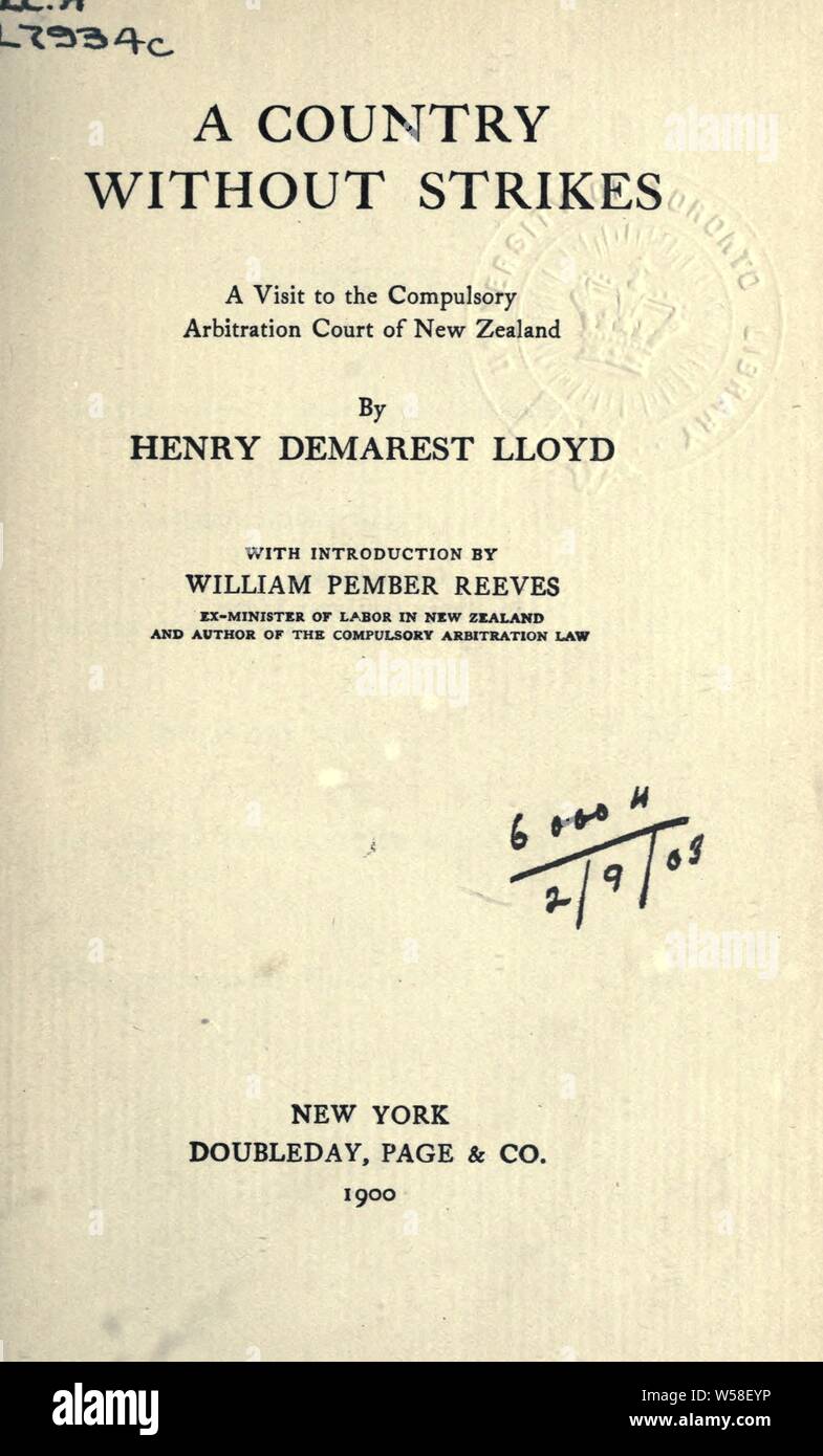 Henry demarest lloyd -Fotos und -Bildmaterial in hoher Auflösung – Alamy