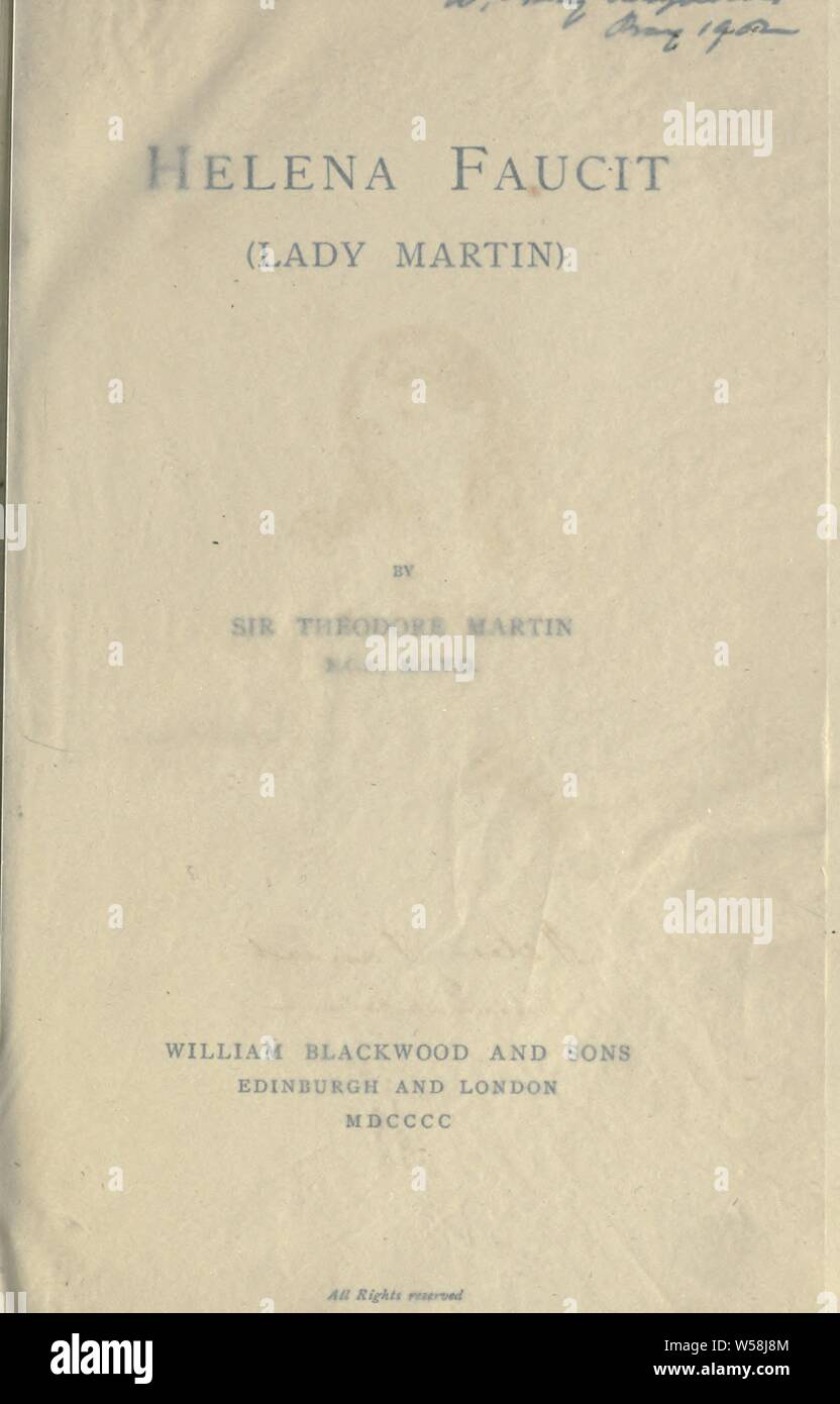 Lady martin -Fotos und -Bildmaterial in hoher Auflösung – Alamy