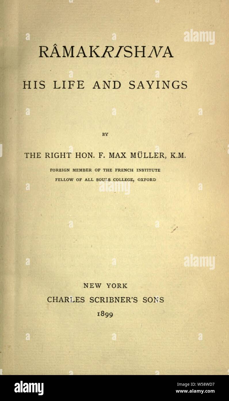 Friedrich max muller -Fotos und -Bildmaterial in hoher Auflösung – Alamy