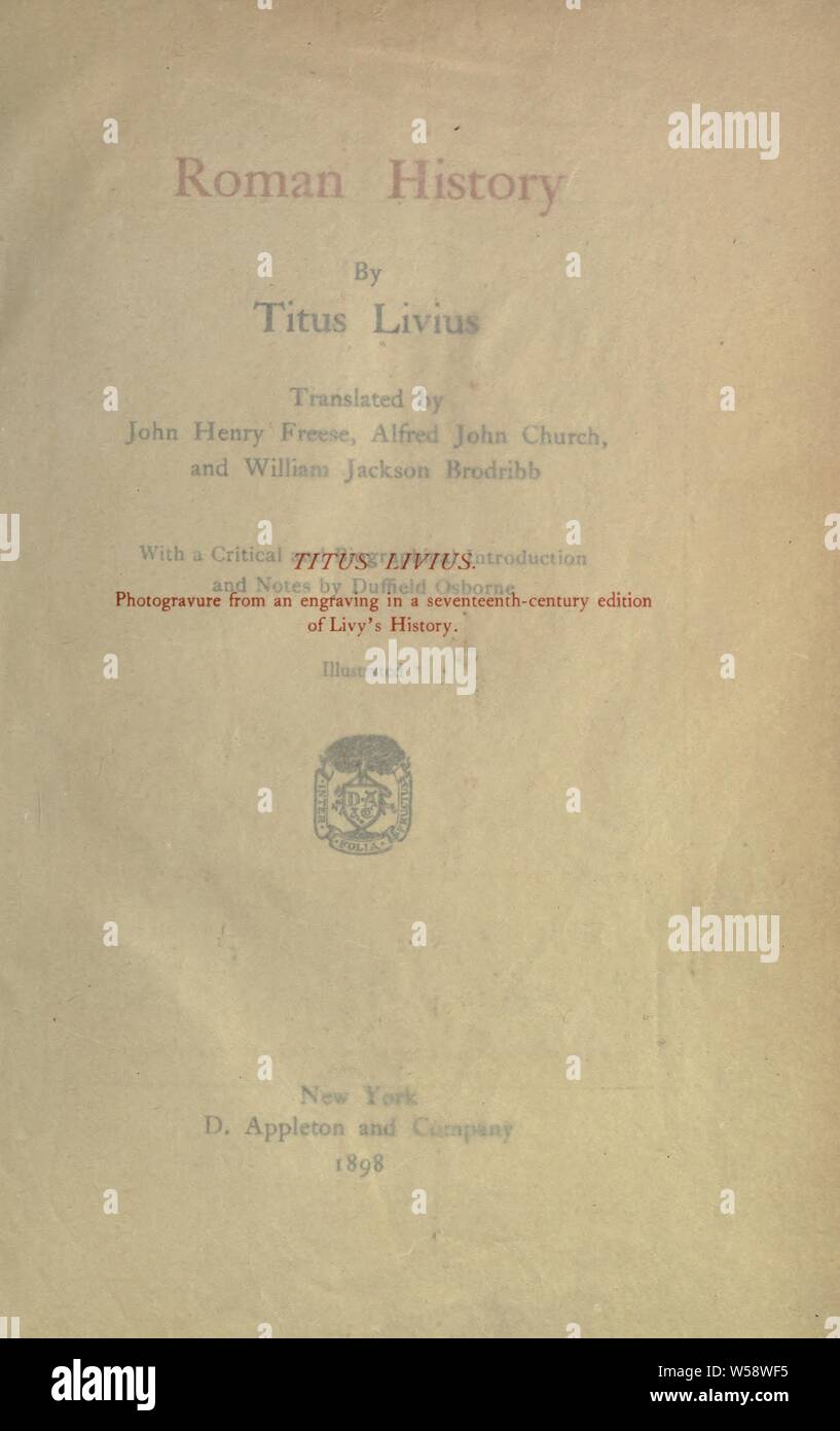 Roman livy -Fotos und -Bildmaterial in hoher Auflösung – Alamy