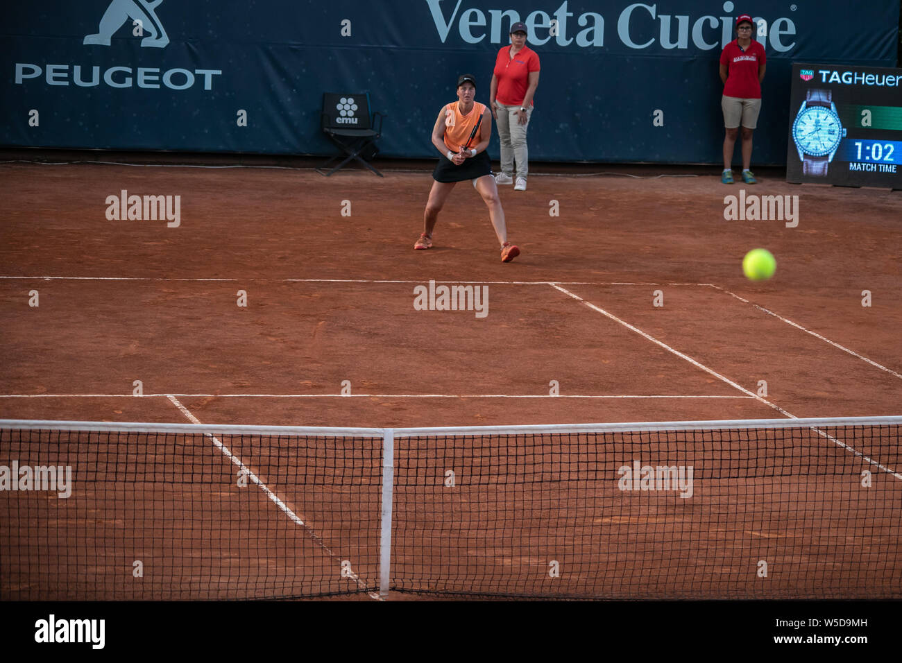 Ljudmila Samsonova während eines WTA im Halbfinale von 30° Palermo ...