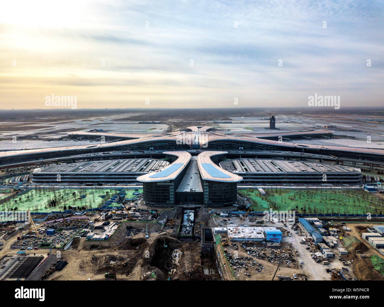 Flughafen Luftbild Peking Stockfotos und -bilder Kaufen - Alamy