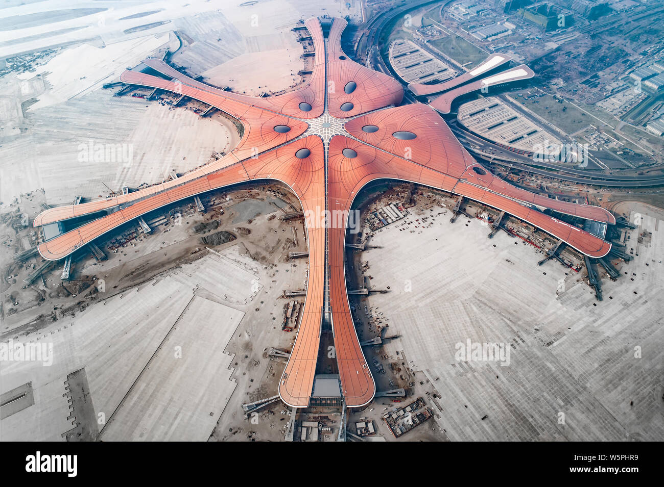 Flughafen Luftbild Peking Stockfotos und -bilder Kaufen - Alamy