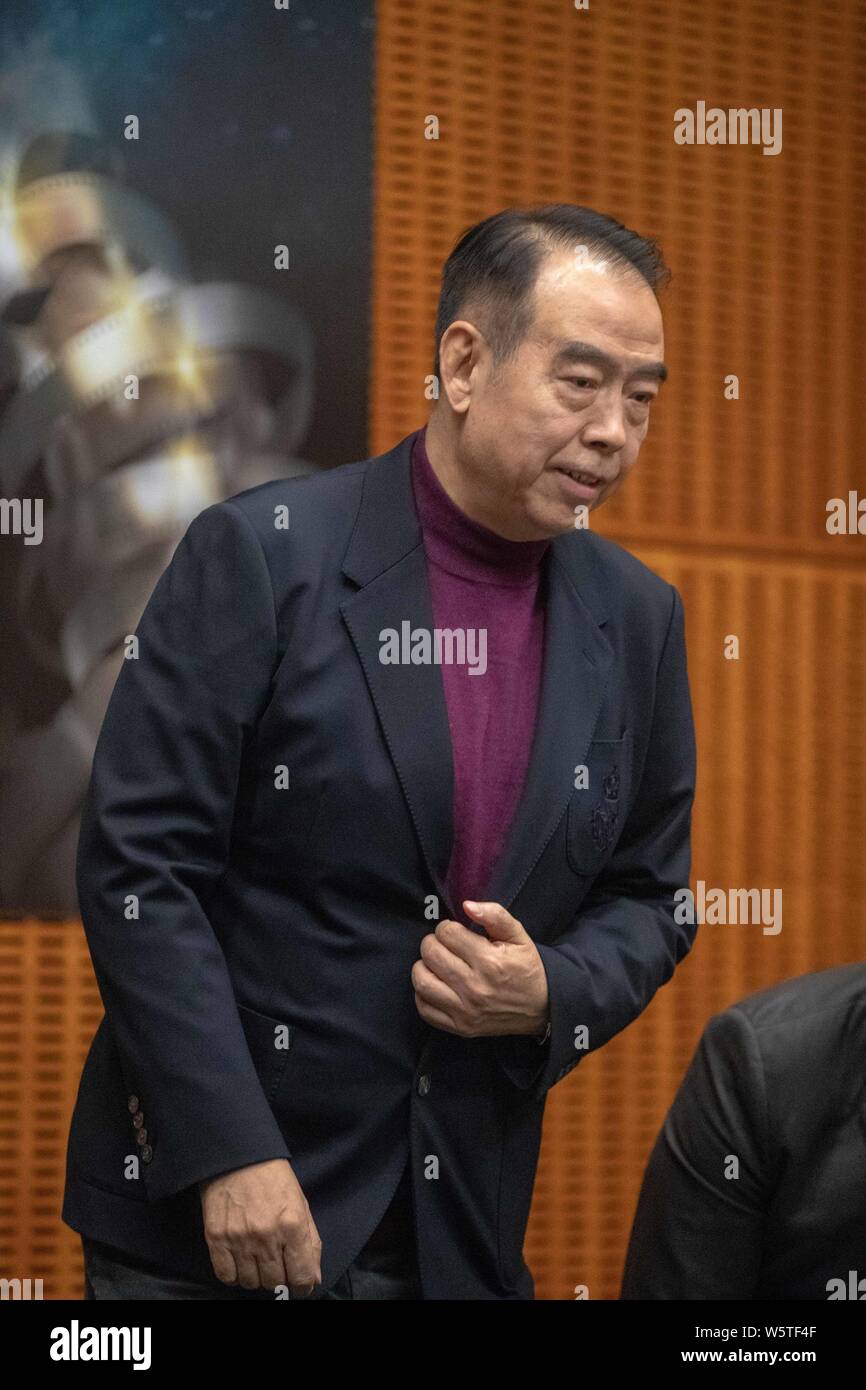 Der chinesische Regisseur Chen Kaige besucht eine Pressekonferenz für ...