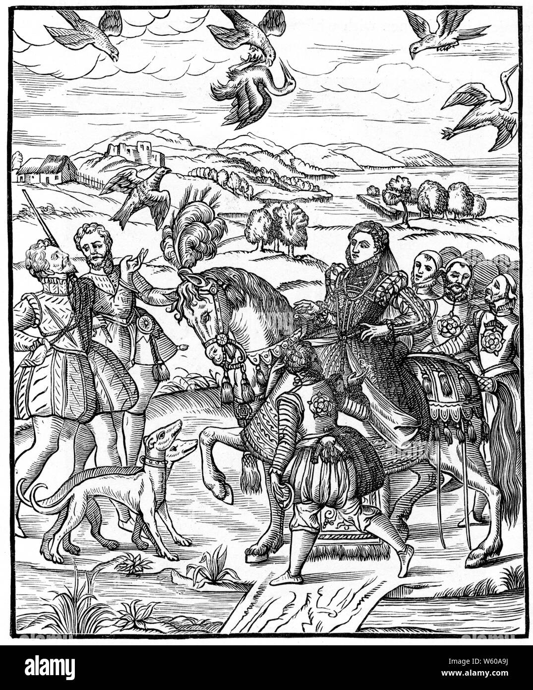 Queen elizabeth i court Ausgeschnittene Stockfotos und -bilder - Alamy