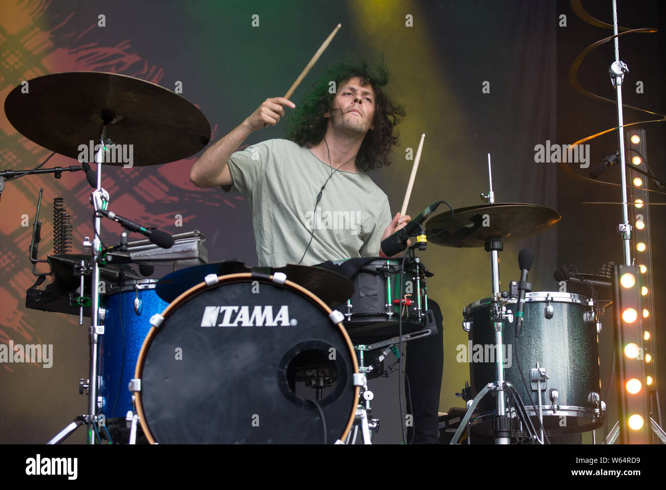 Fredrikstad, Norwegen - 28. Juli 2019. Die Norwegian-Sami band ISAK ...