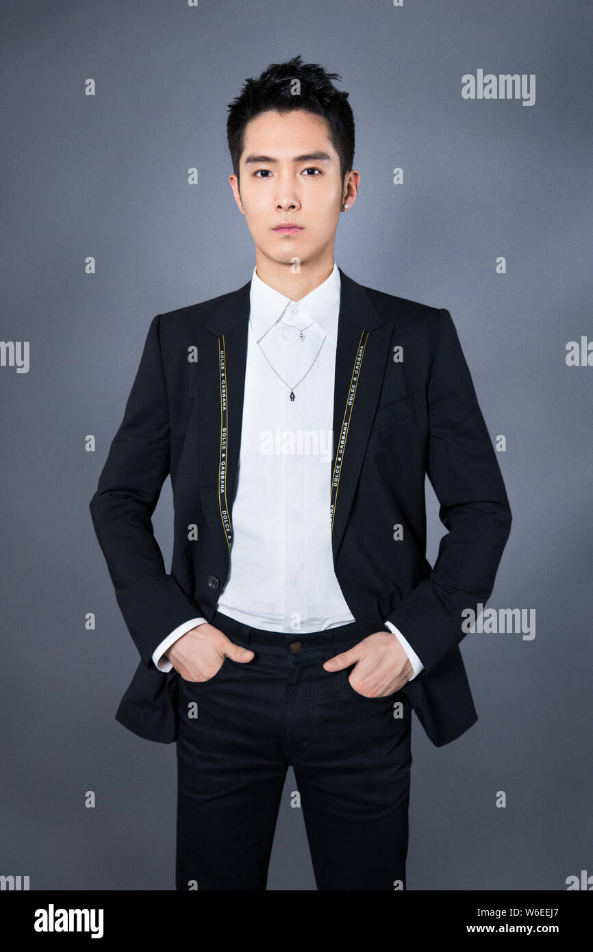 Chinesische Schauspieler und Model Sheng Yilun, auch bekannt als Peter ...