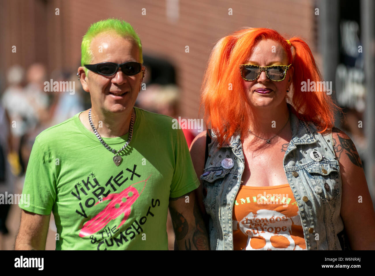 Female Punk Mohican Stockfotos und -bilder Kaufen - Alamy