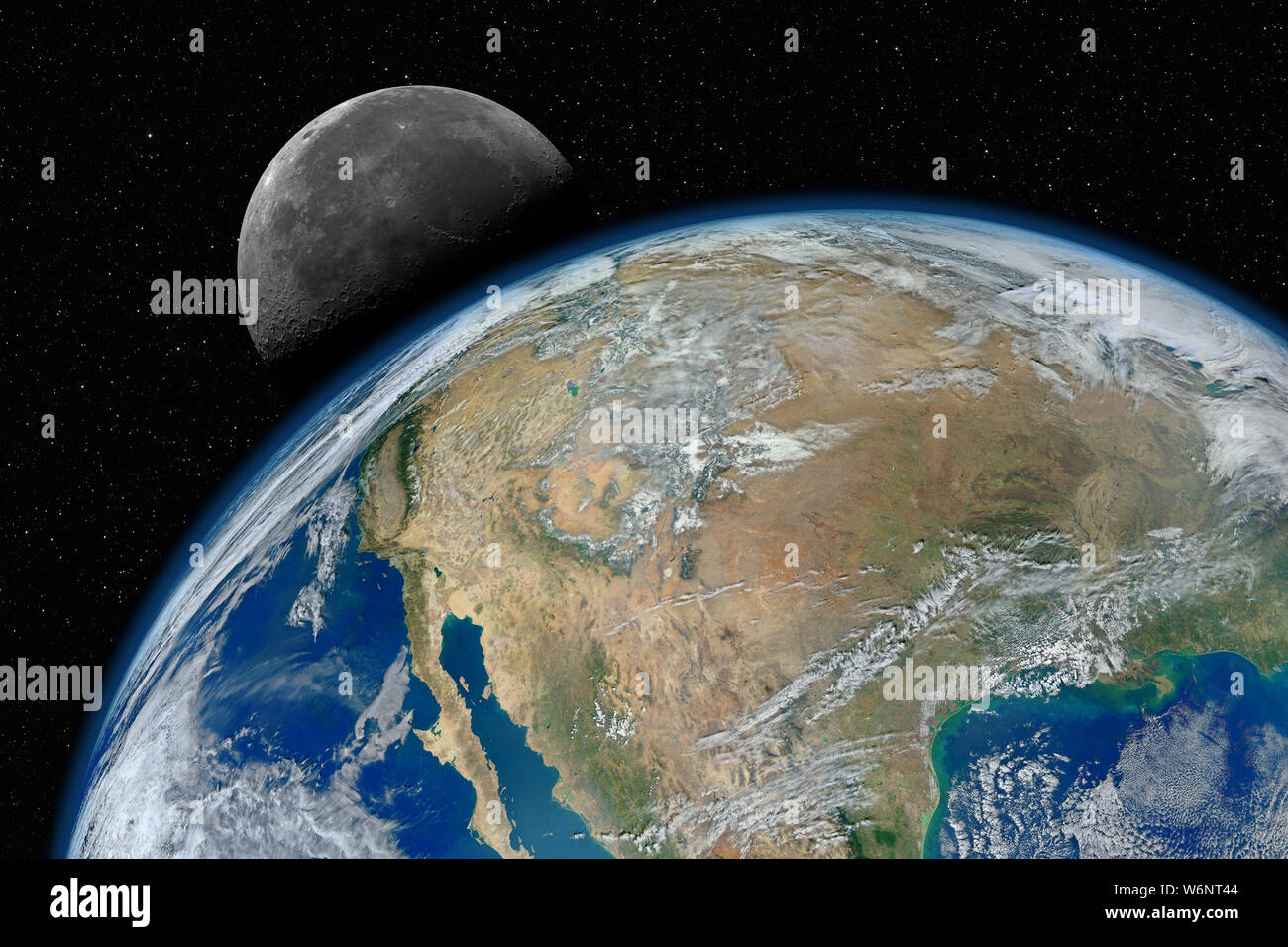 Erde mond system -Fotos und -Bildmaterial in hoher Auflösung – Alamy