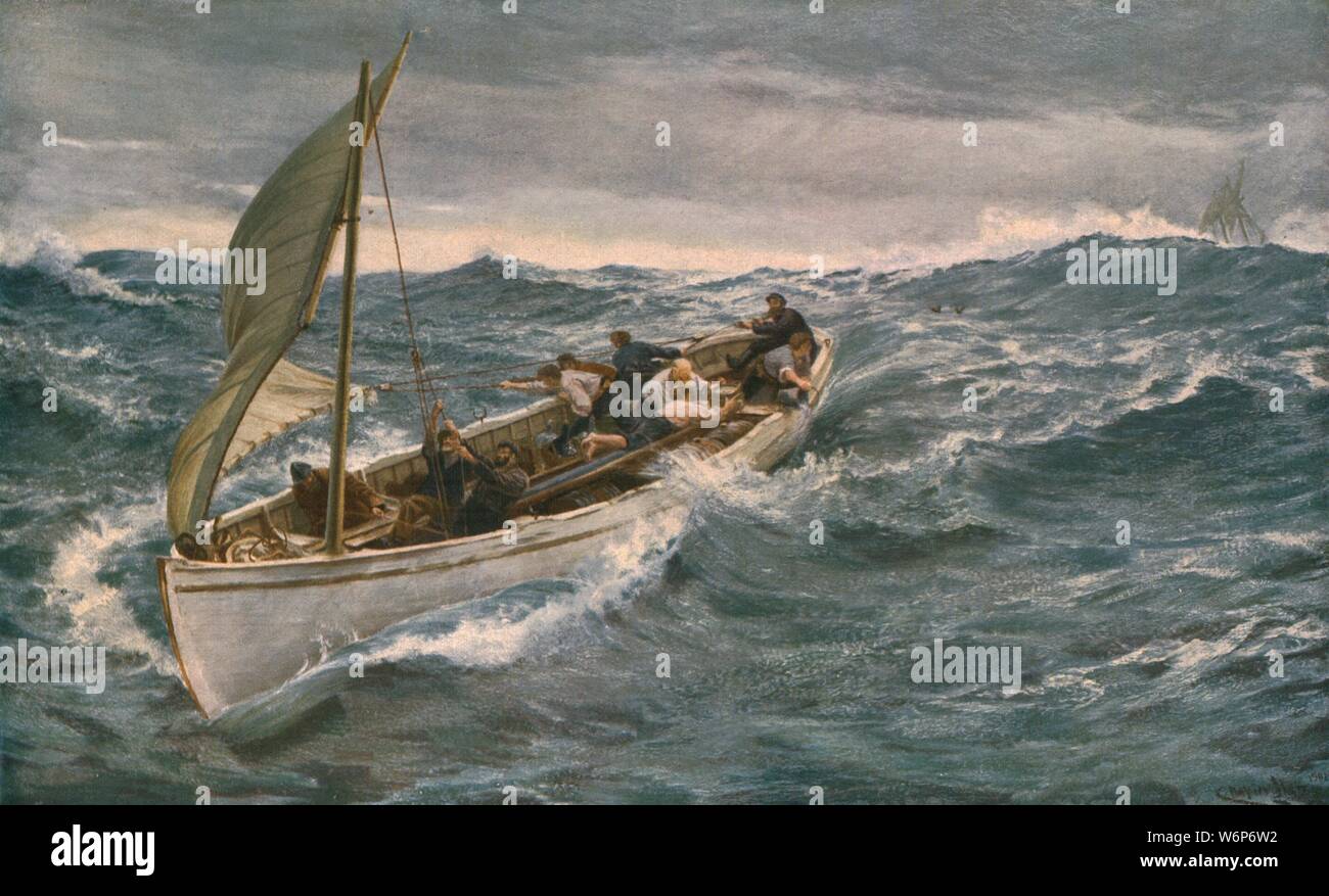 Boot in rauer see -Fotos und -Bildmaterial in hoher Auflösung – Alamy