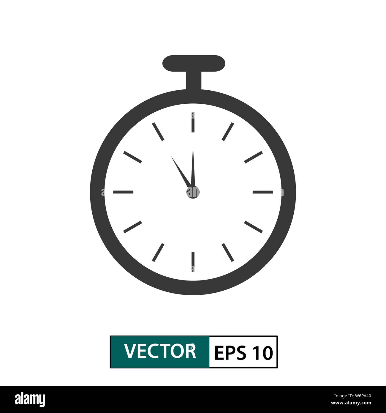 Stoppuhr piktogramm Ausgeschnittene Stockfotos und -bilder - Alamy
