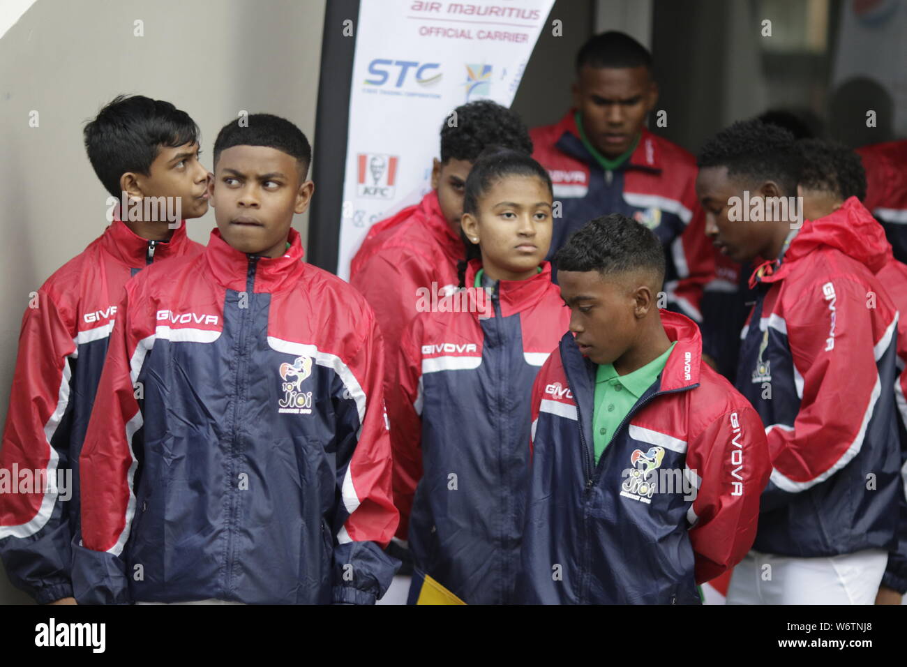 Im Stadion George V In Curepipe Das Mauritian Team Stockfotos und ...