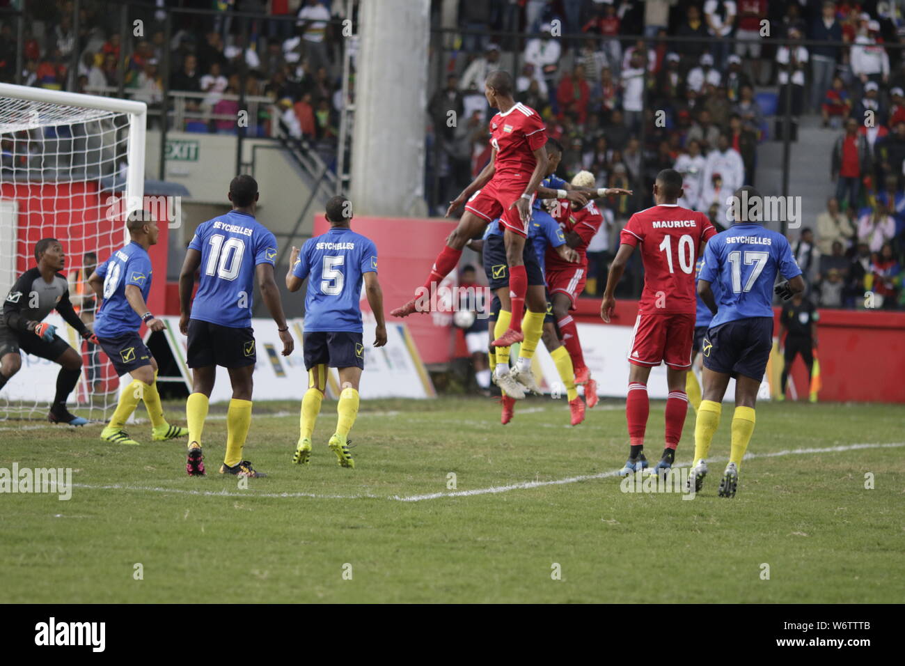 Im Stadion George V In Curepipe Das Mauritian Team Stockfotos und ...