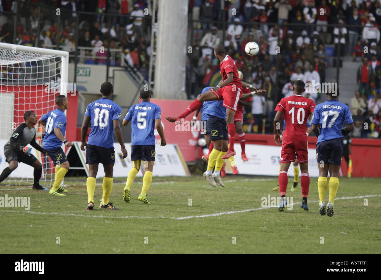 Im Stadion George V In Curepipe Das Mauritian Team Stockfotos und ...