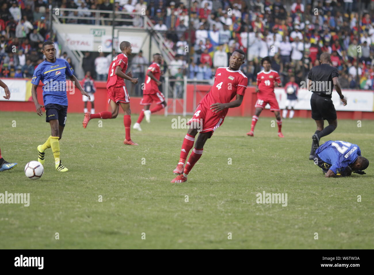Im Stadion George V In Curepipe Das Mauritian Team Stockfotos und ...