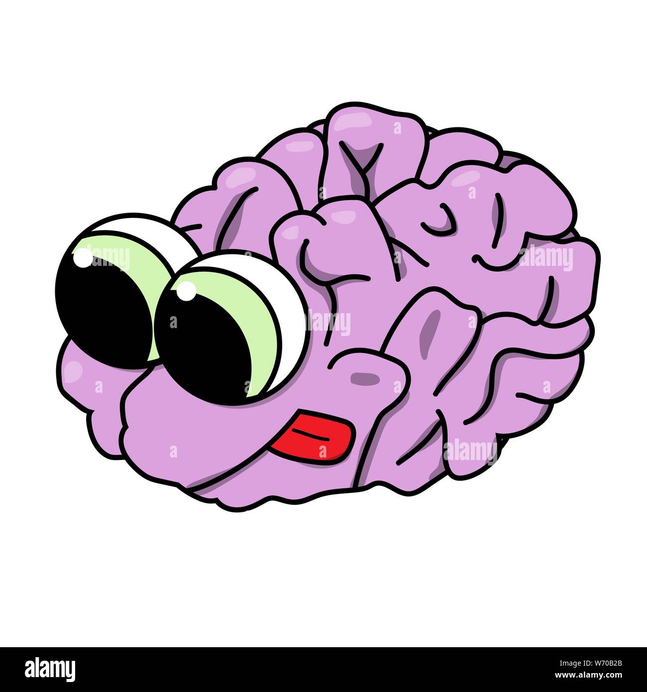 Gehirn cartoon -Fotos und -Bildmaterial in hoher Auflösung – Alamy