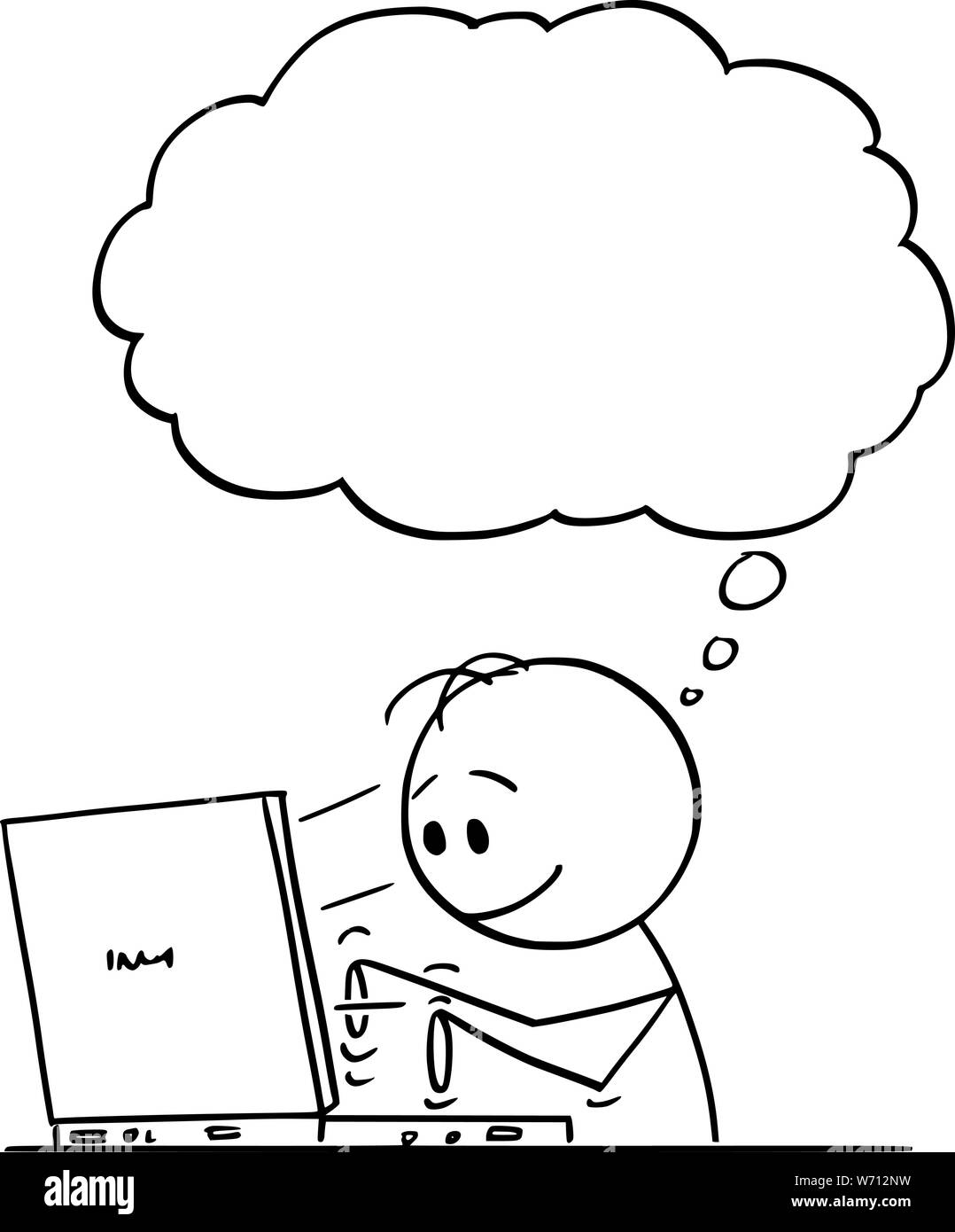 Vektor cartoon Strichmännchen Zeichnen konzeptionelle Darstellung der ...