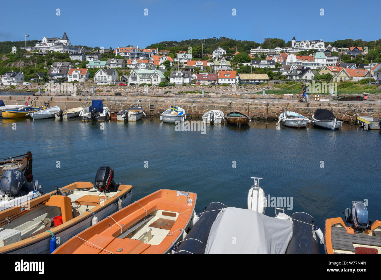 Mölle, Schweden - 29. Juni 2019: Das Dorf von Mölle auf Südschweden ...