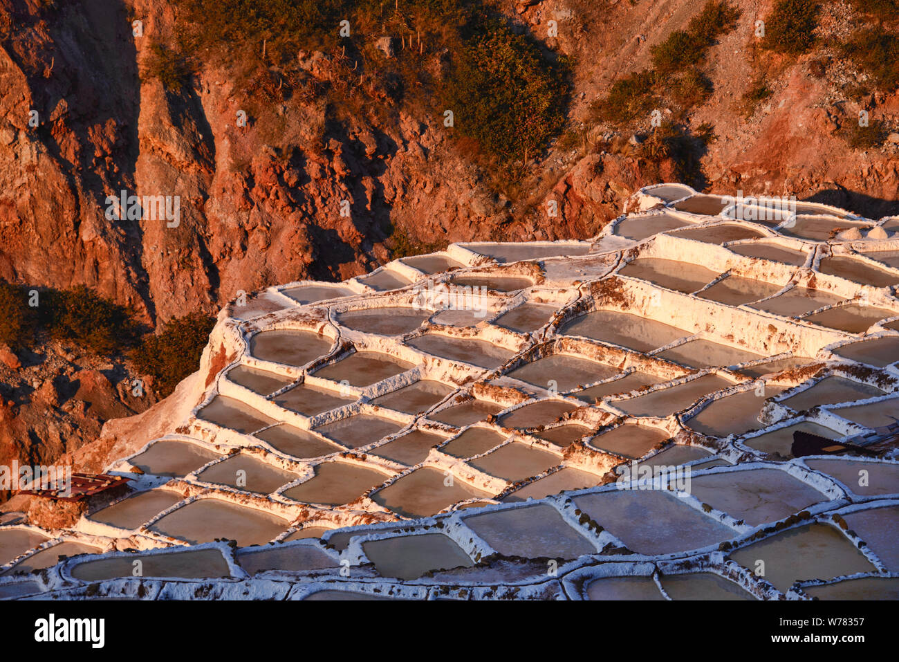 Die schöne Salinen von Maras, das Heilige Tal, Peru Stockfotografie - Alamy