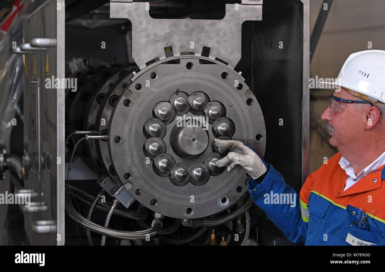 05.August 2019, Sachsen-Anhalt, Schkopau: Oliver Thieme ist ...