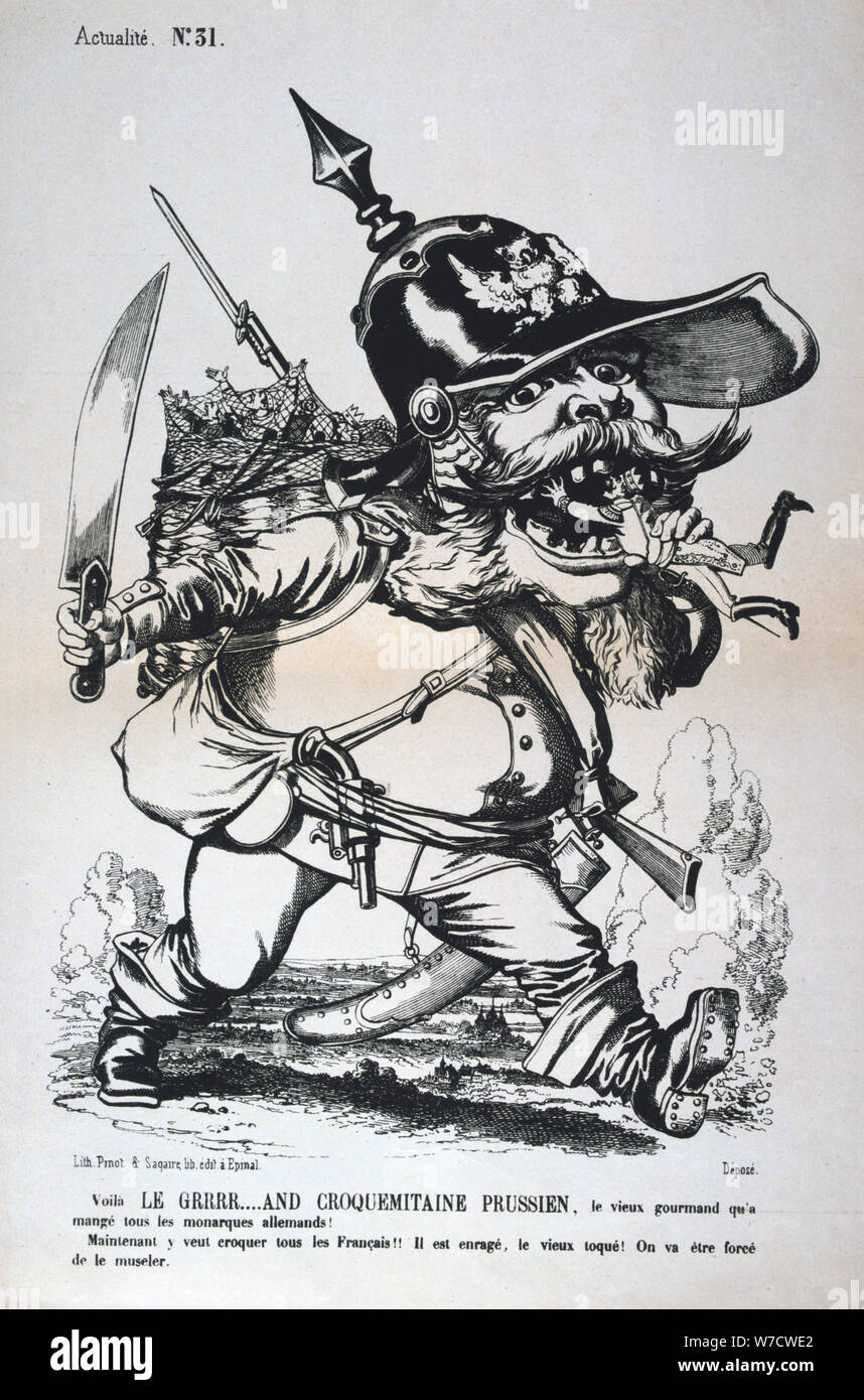 Karikatur krieg von 1870 1871 preußen -Fotos und -Bildmaterial in hoher ...