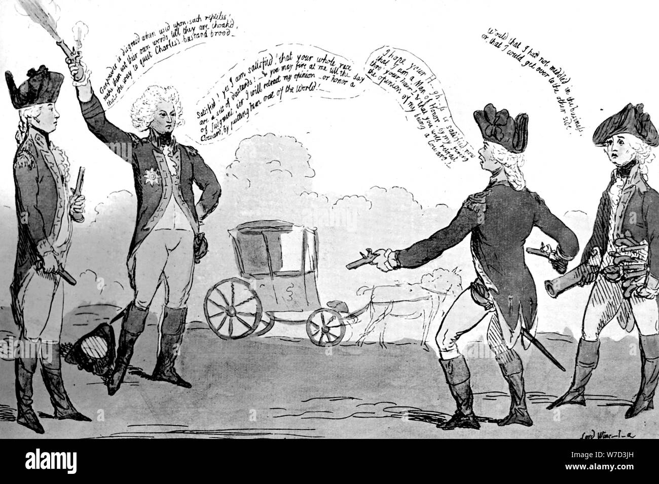 Regenten waffen Schwarzweiß-Stockfotos und -bilder - Alamy