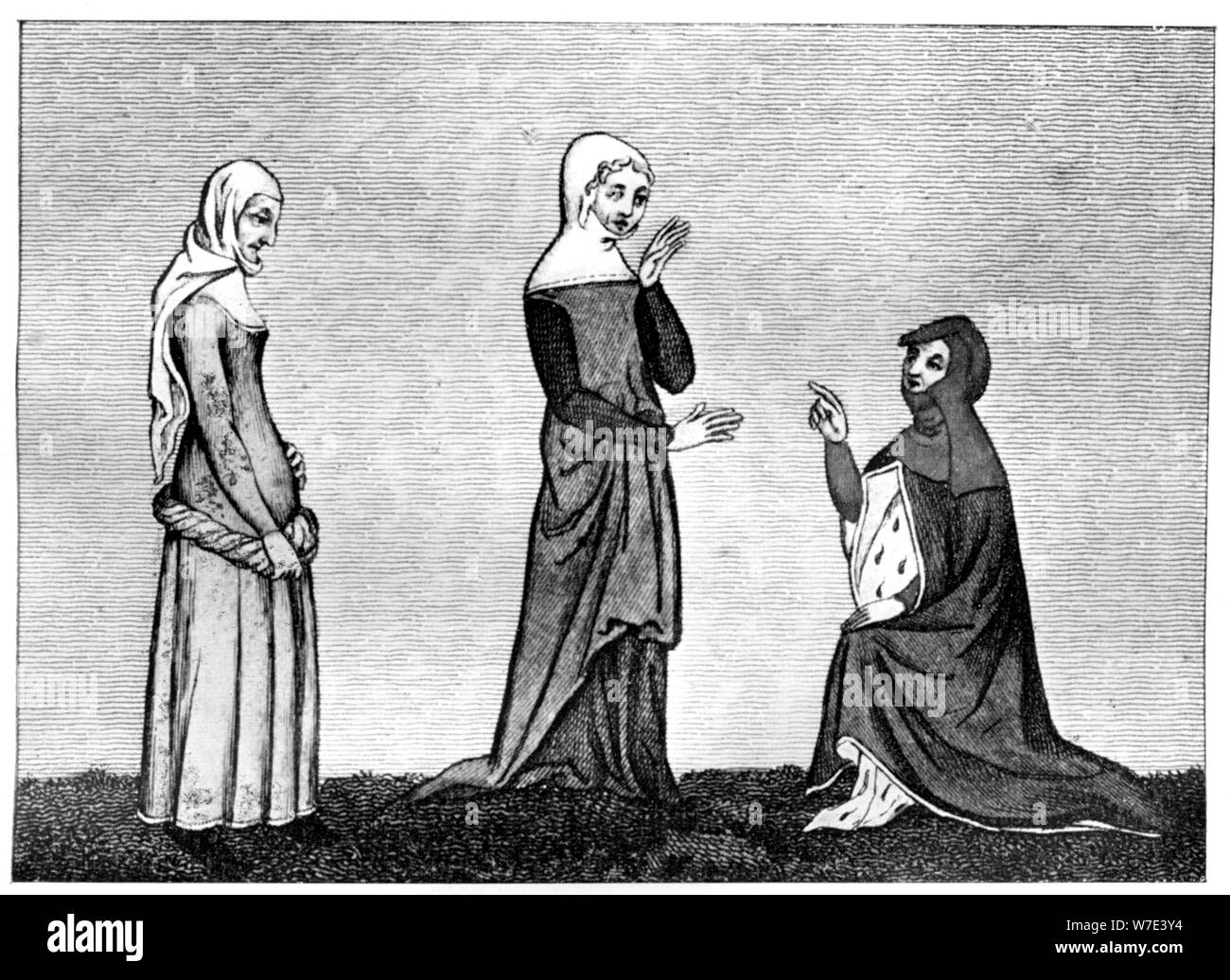 English medieval woman -Fotos und -Bildmaterial in hoher Auflösung – Alamy