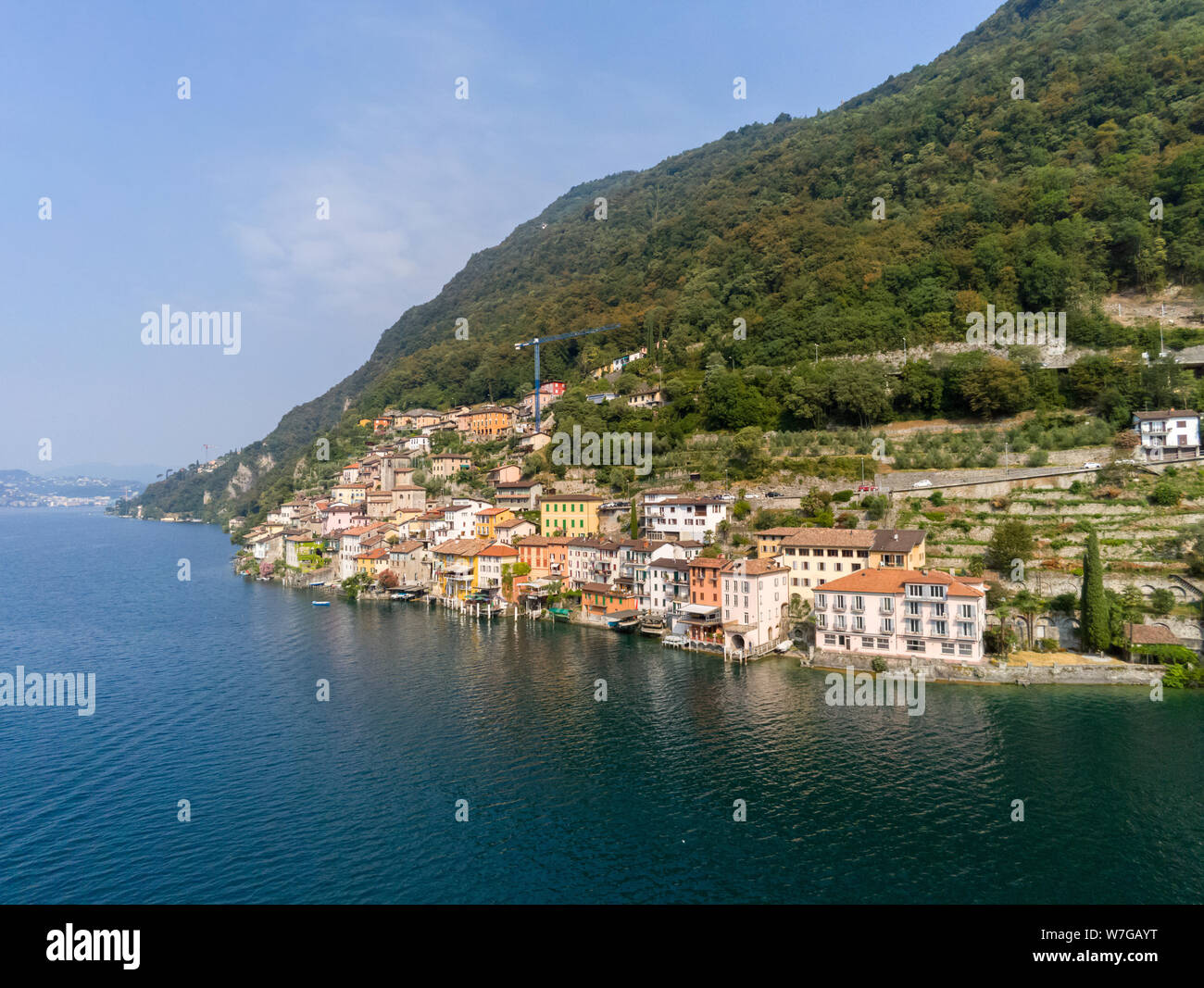 View gandria lake lugano ticino -Fotos und -Bildmaterial in hoher ...