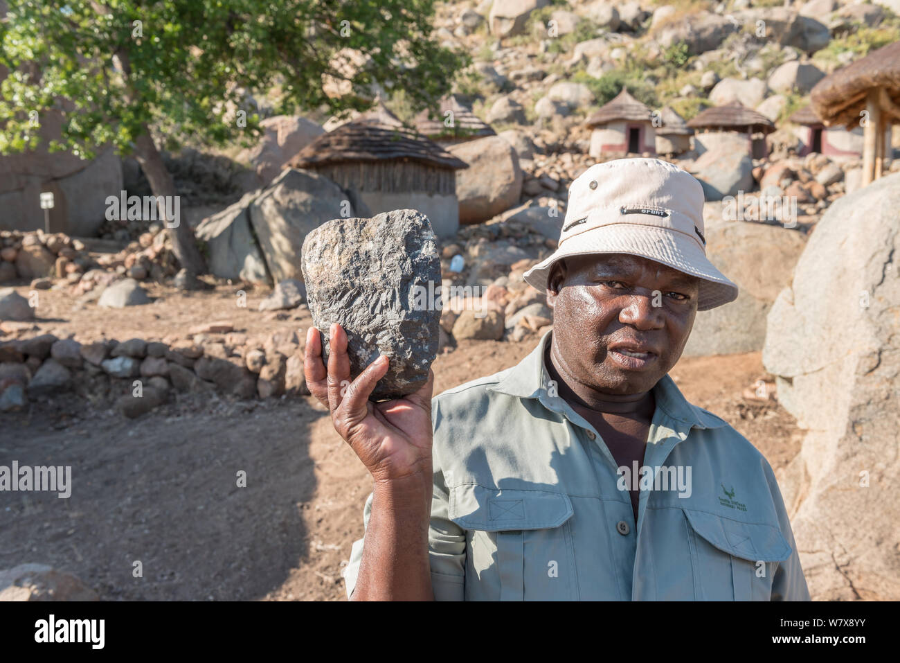 Krüger National Park, Südafrika - 9. Mai 2019: Eine Anleitung mit einem ...